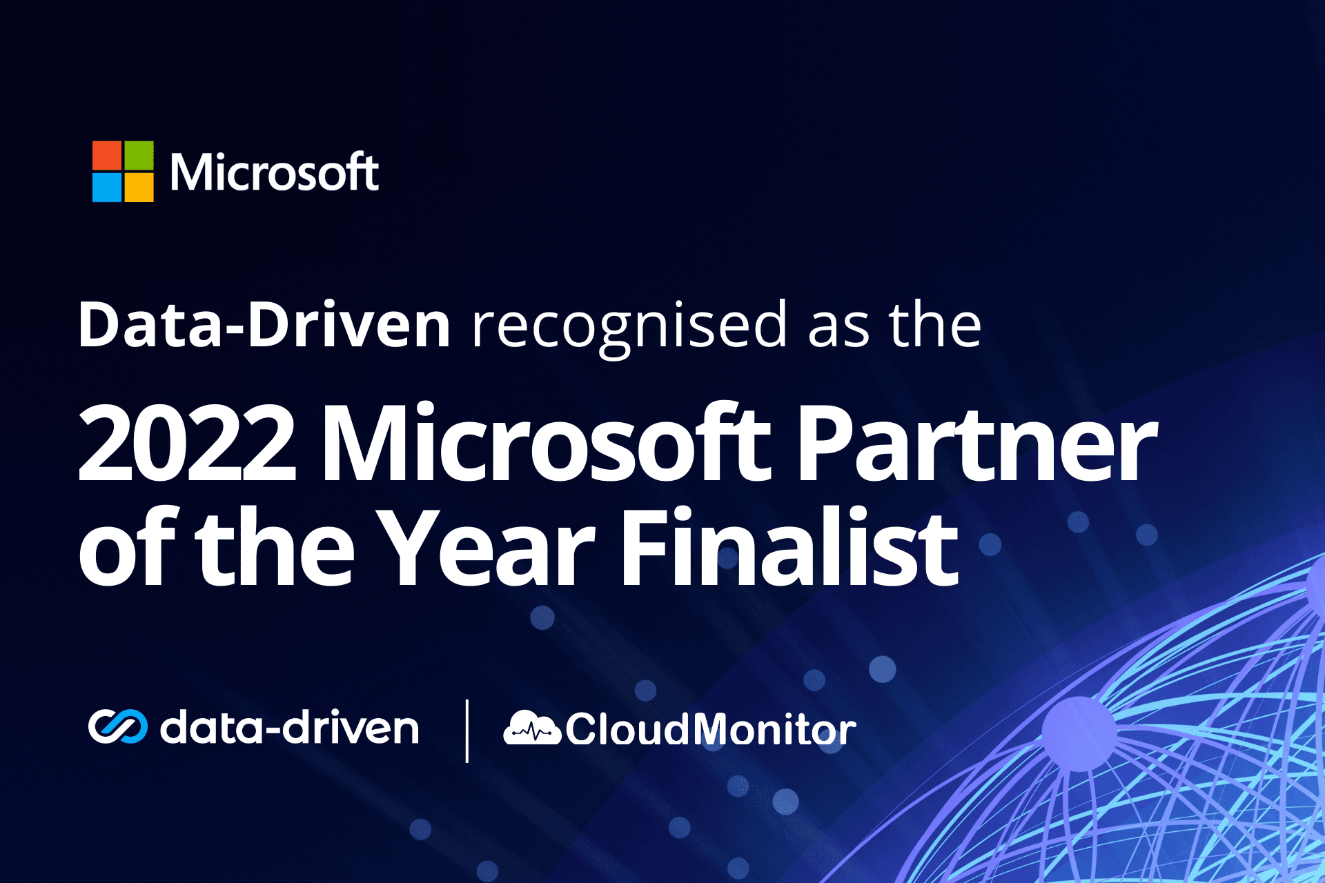 Data-Driven Named 2022 Microsoft Partner of the Year Finalist
