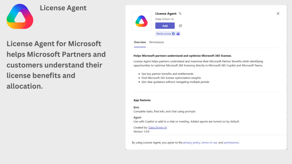 License Agent • Data-Driven - Driving innovation with AI